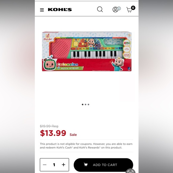 First Act | Toys | Cocomelon Musical Keyboard | Poshmark